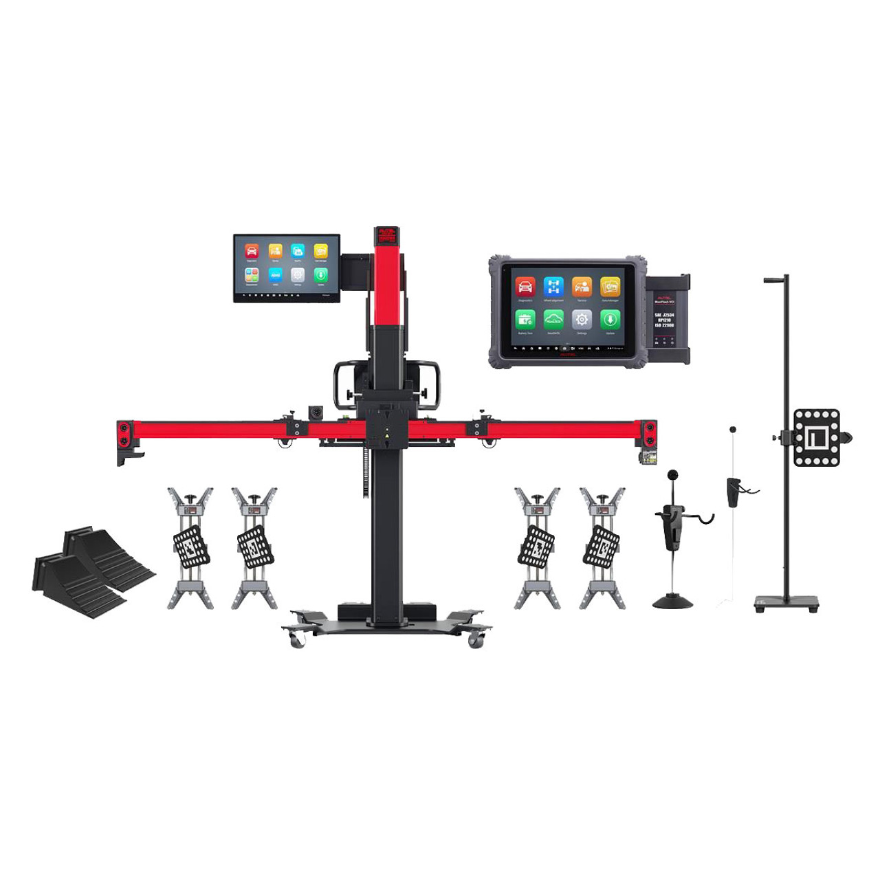 Autel MaxiSYS IA900WAT Wheel Alignment and ADAS Calibration Frame + ULTRAADAS Tablet