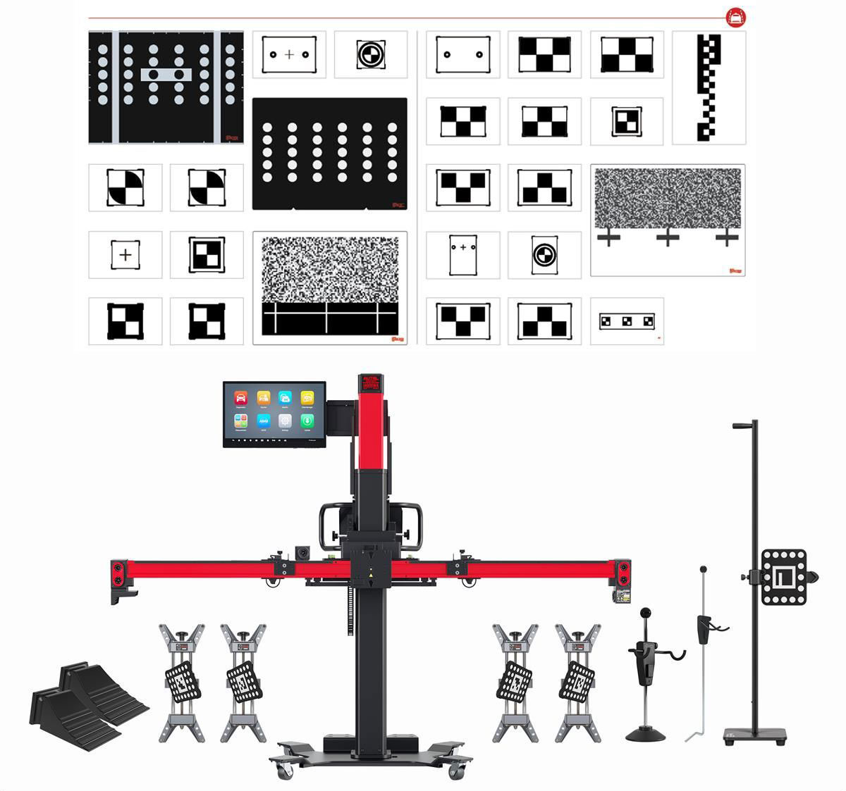 Autel MaxiSYS IA900LDW Wheel Alignment and ADAS Calibration Frame + LDW ...