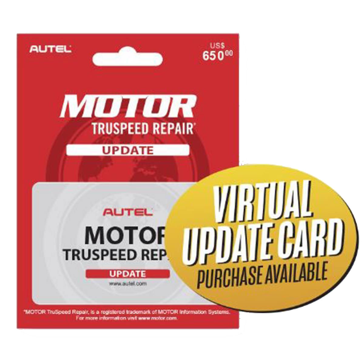 Autel Virtual MOTOR TruSpeed Update Card