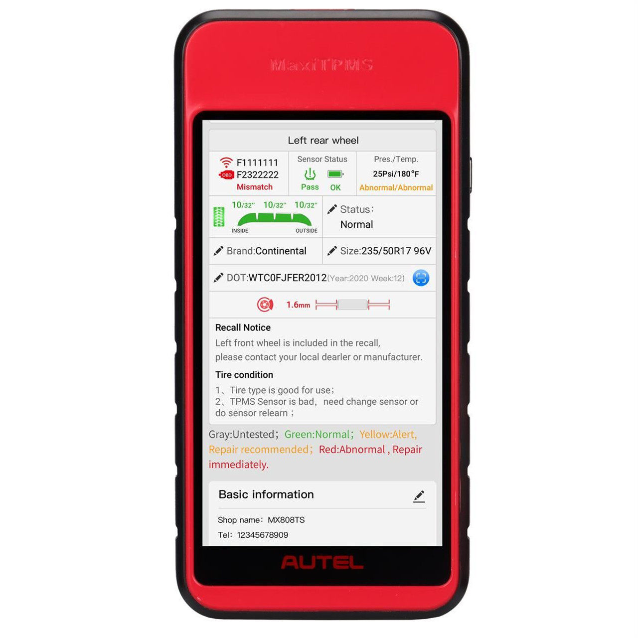 Autel MaxiTPMS ITS600Pro TPMS Tablet w/All Systems Diagnostics