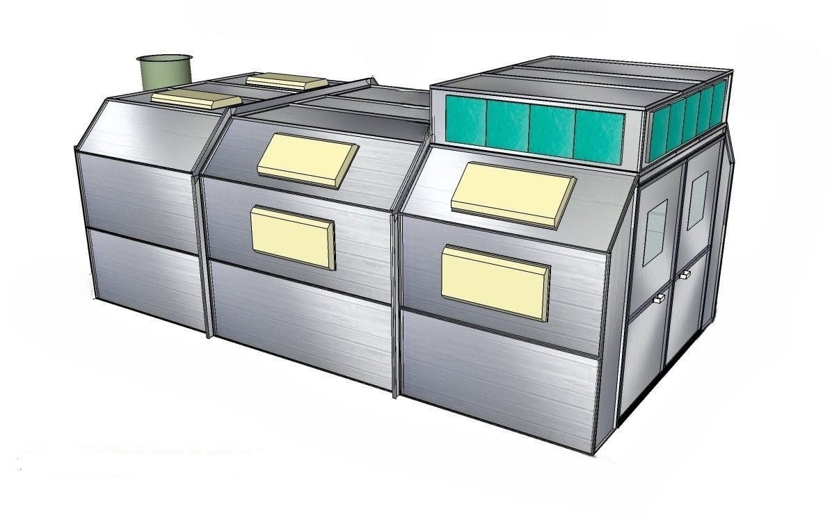 Tuxedo PBSD141129B Semi Down Air Intake Box Paint Booth - Made in USA