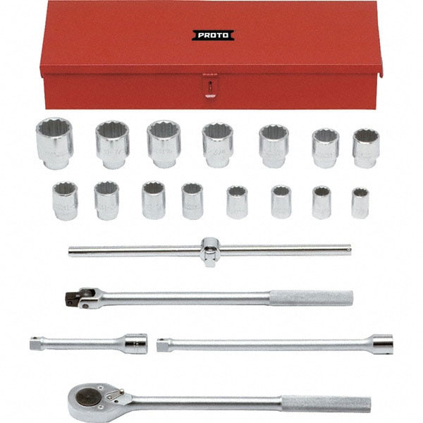 Proto 3/4" Drive 20 Piece Socket Set - 12 Point