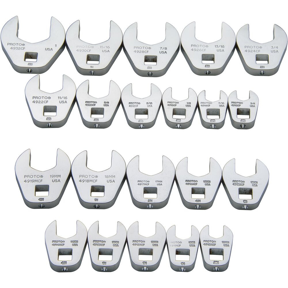 Proto 20 Piece Crowfoot Set