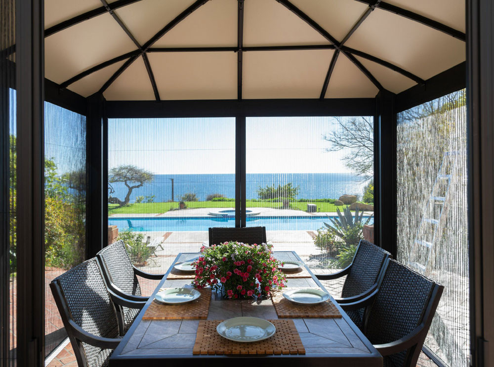 Paragon Outdoor Siena 12x16 Hard Top Gazebo with Sliding Screen