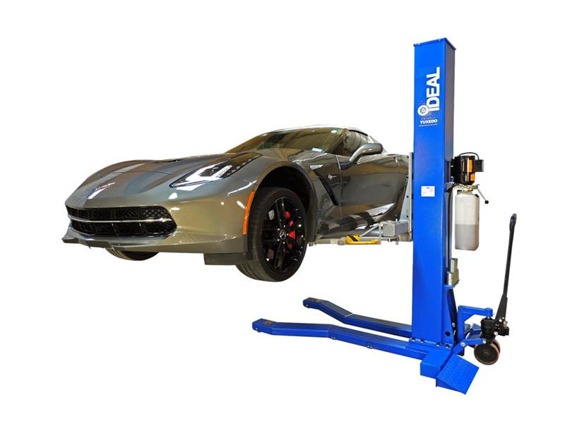 iDEAL MSC-6KLP 6,000 lb. Low Profile Mobile Single Post Lift