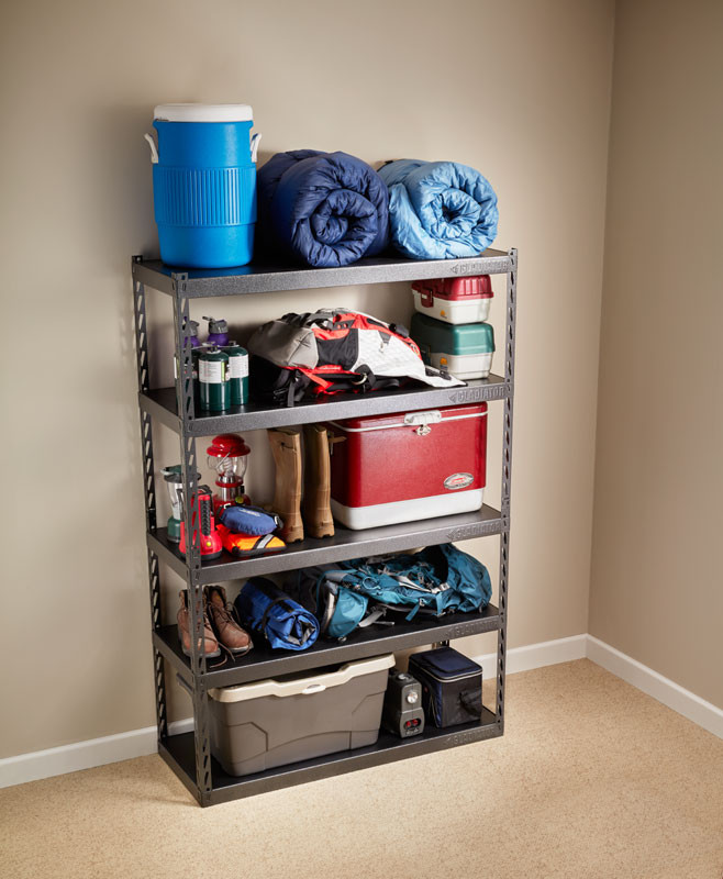 Gladiator 48" Wide EZ Connect Rack w/Five 18" Deep Shelves