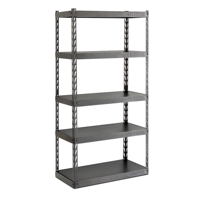 Gladiator 36" Wide EZ Connect Rack w/Five 18" Deep Shelves