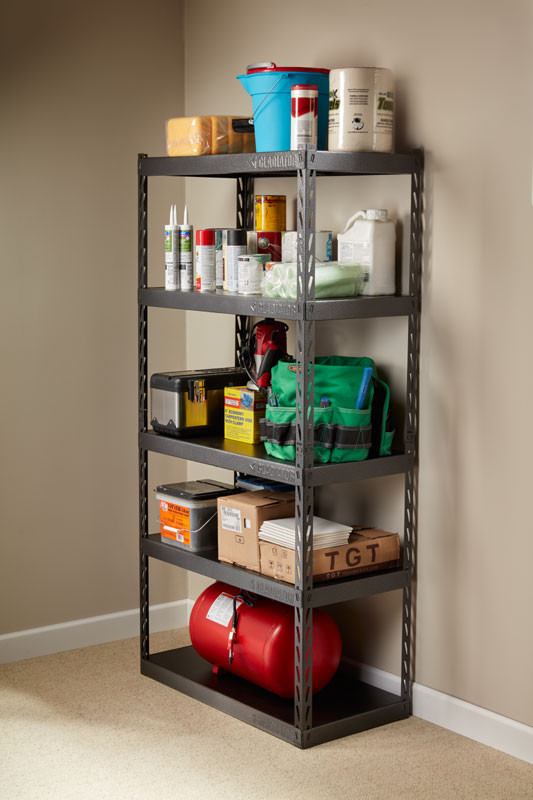 Gladiator 36" Wide EZ Connect Rack w/Five 18" Deep Shelves