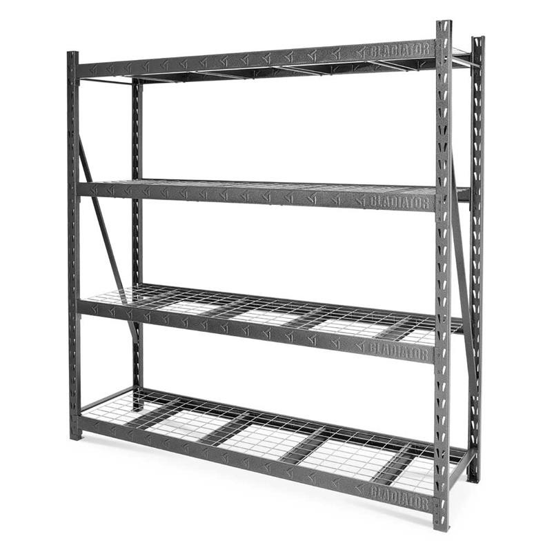 Gladiator 90" x 90" Heavy Duty Mega Rack with Four Adjustable Shelves