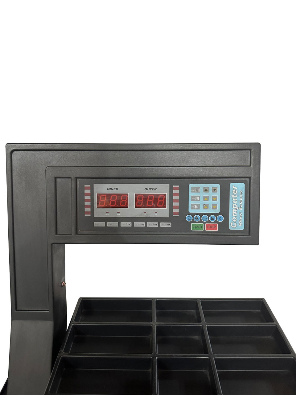 Tuxedo WB-448 Truck Wheel Balancer with Pneumatic Wheel Lift