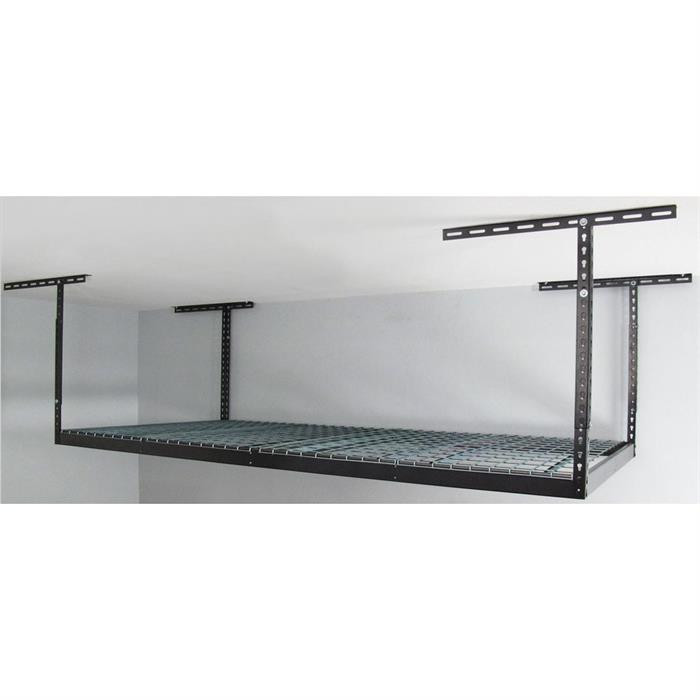 SafeRacks 4' x 6' Overhead Storage Rack 18" - 33" Drop - Hammertone