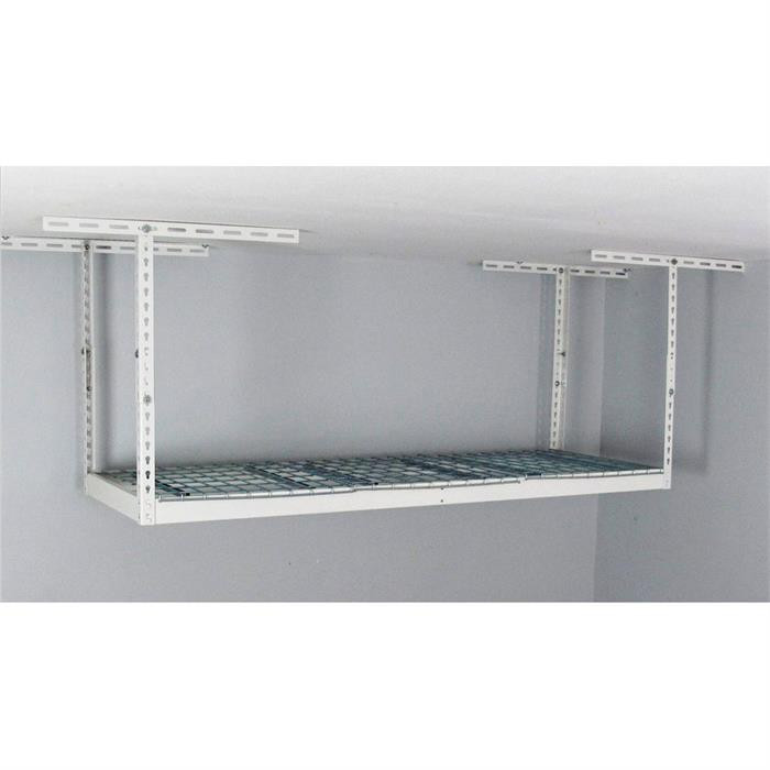 MonsterRax 2' x 6' Overhead Storage Rack 18" - 33" Drop - White