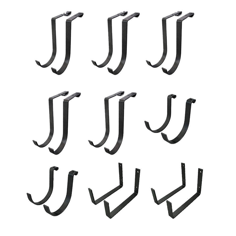 SafeRacks Hook Accessory Package (18-Pack) - Hammertone