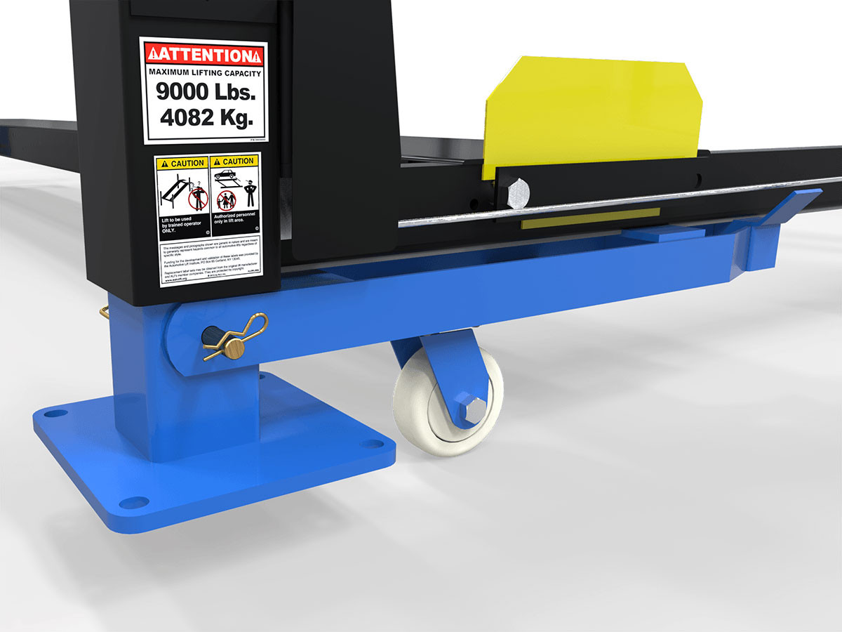 Dannmar D4-9X Package 9,000-lbs. ALI Certified Capacity Four-Post Lift ...