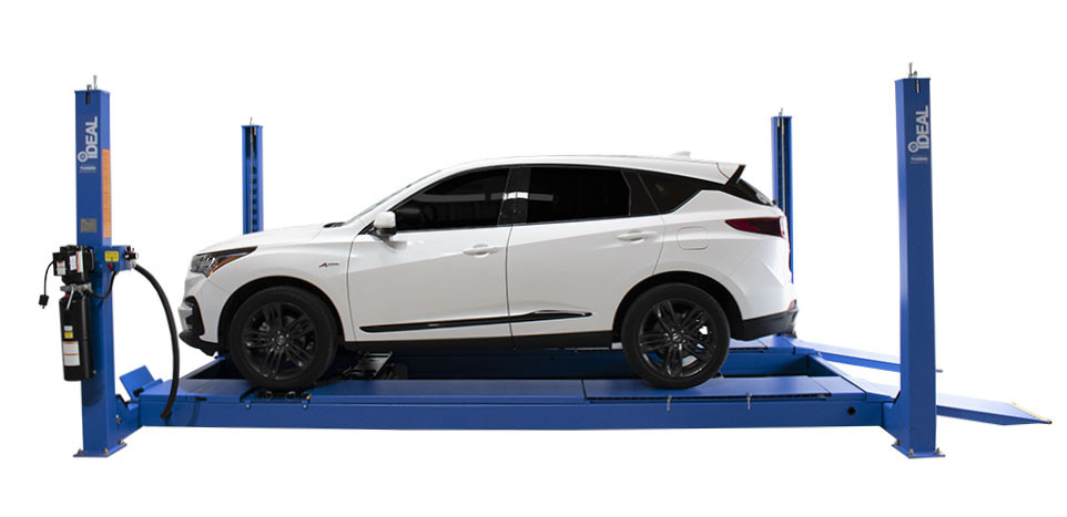 iDeal FP14KAC-X 14,000 lb Cable Driven Closed Front 4 Post Alignment Lift