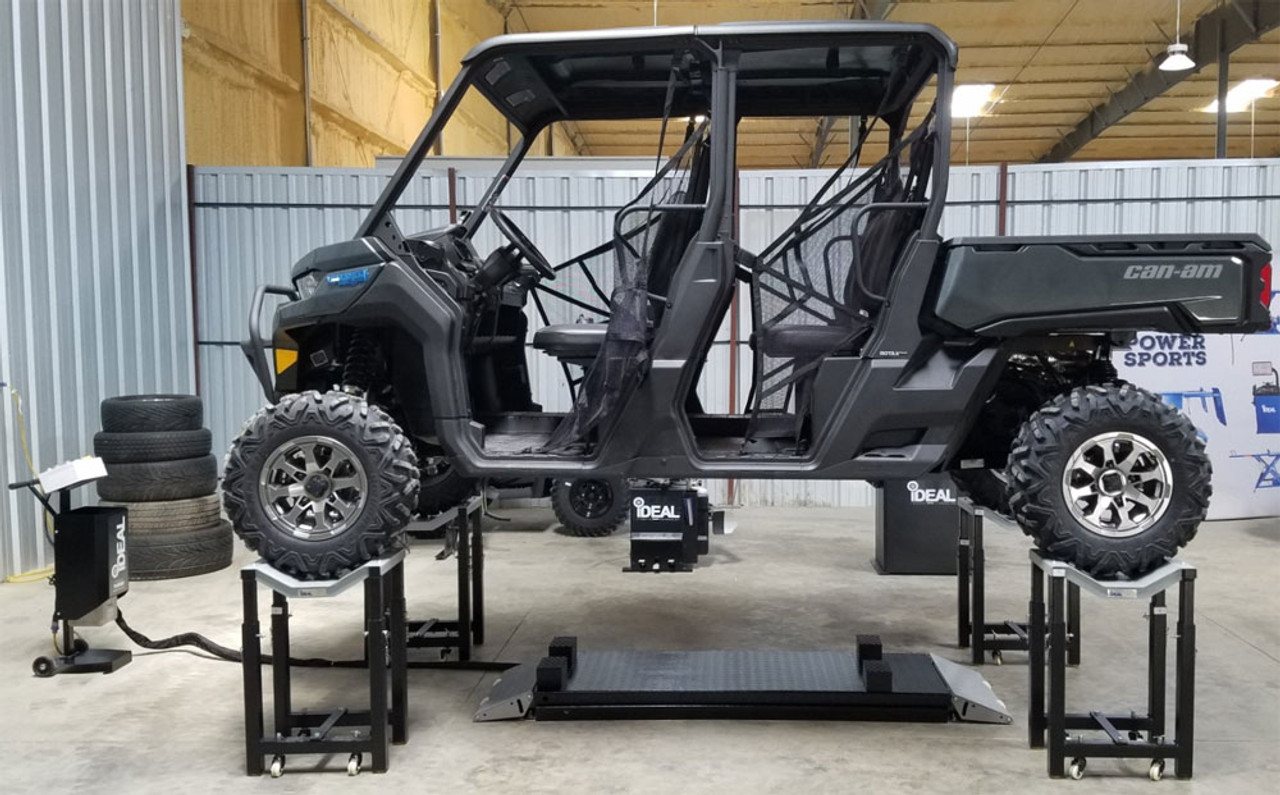 iDEAL UF-2500EH-X UTV & ATV Wheel Stand Kit - Black Edition