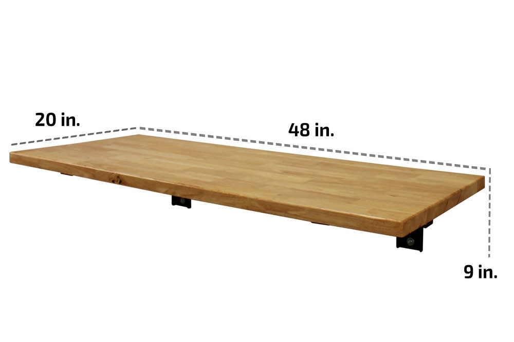 SafeRacks Wall-Mounted Folding Workbench