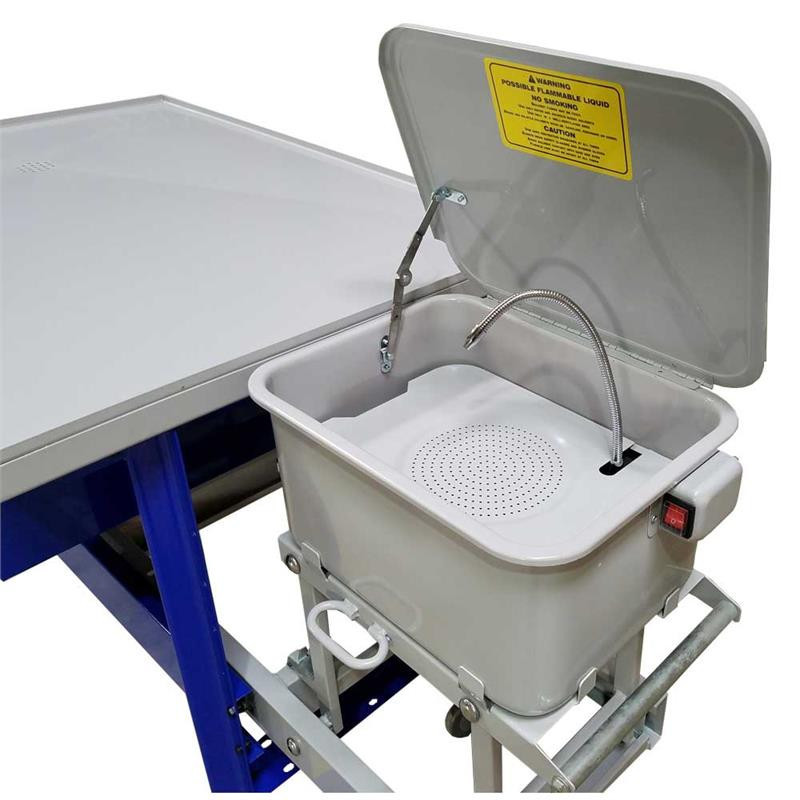 iDEAL Premium Tear Down Table with 3.5 Gallon Parts Washer