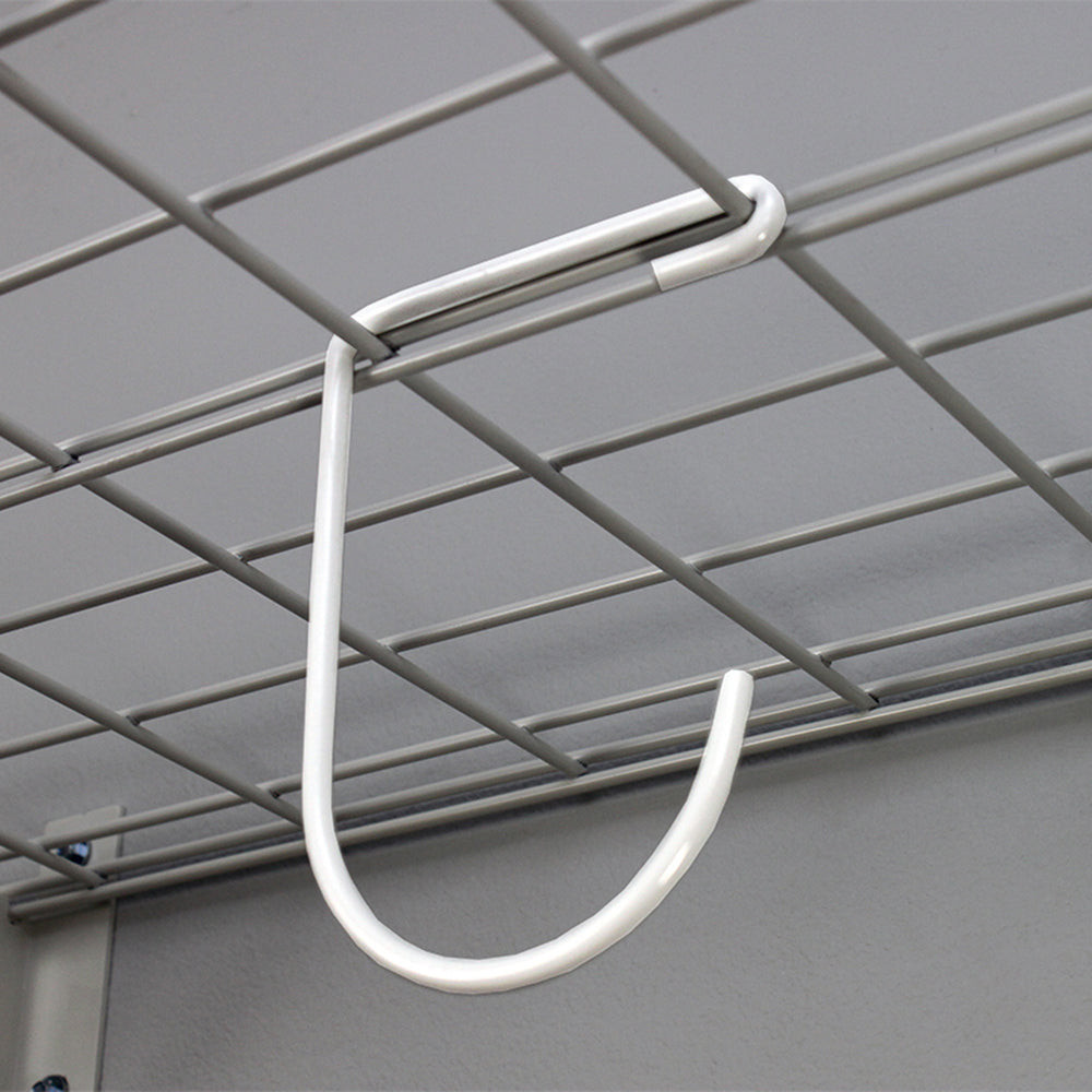 SafeRacks Slimline Deck Hooks (2-Pack) - White