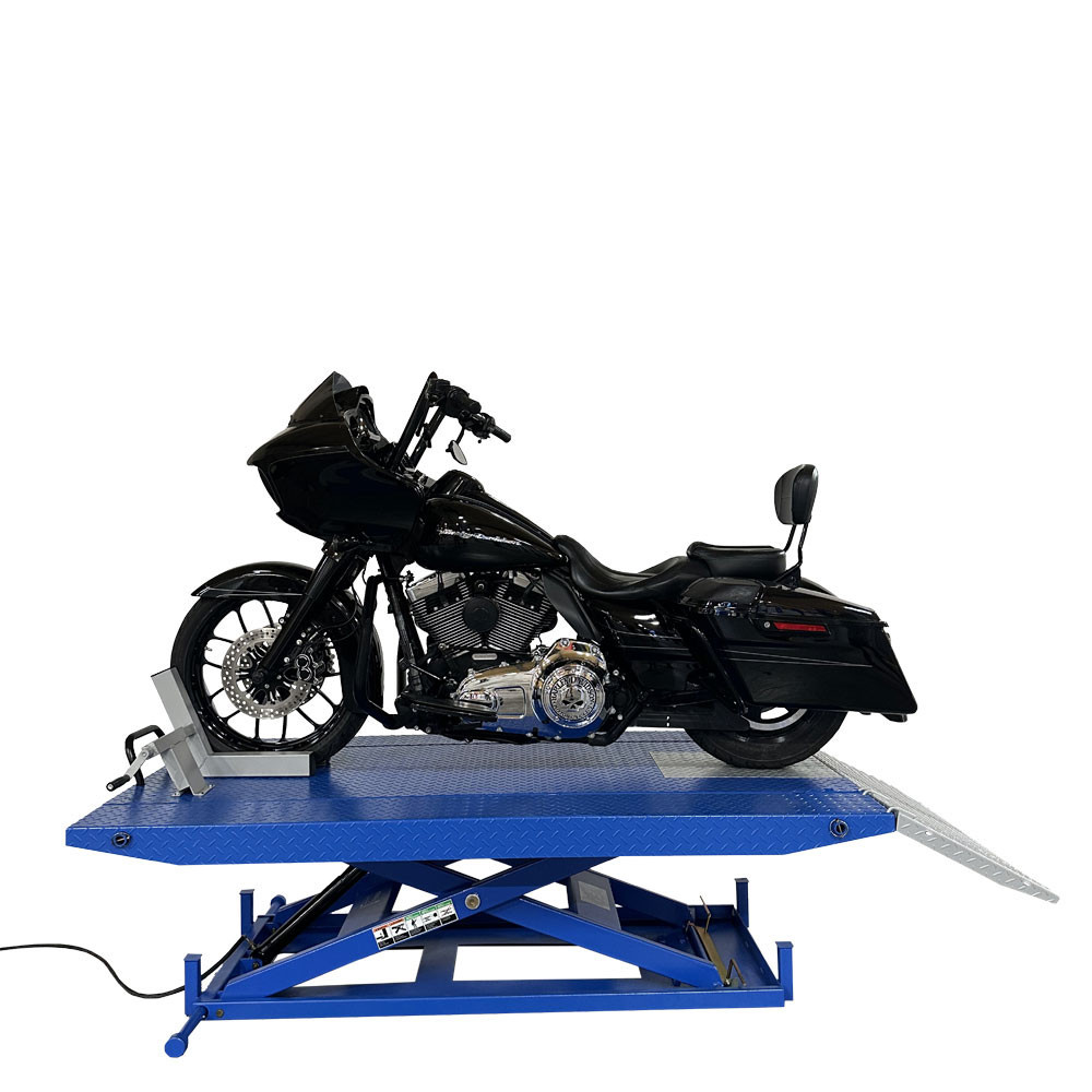 Tuxedo M-1500C-HR 1,500 lb High Rise Motorcycle Lift Bench w/ Vise ...