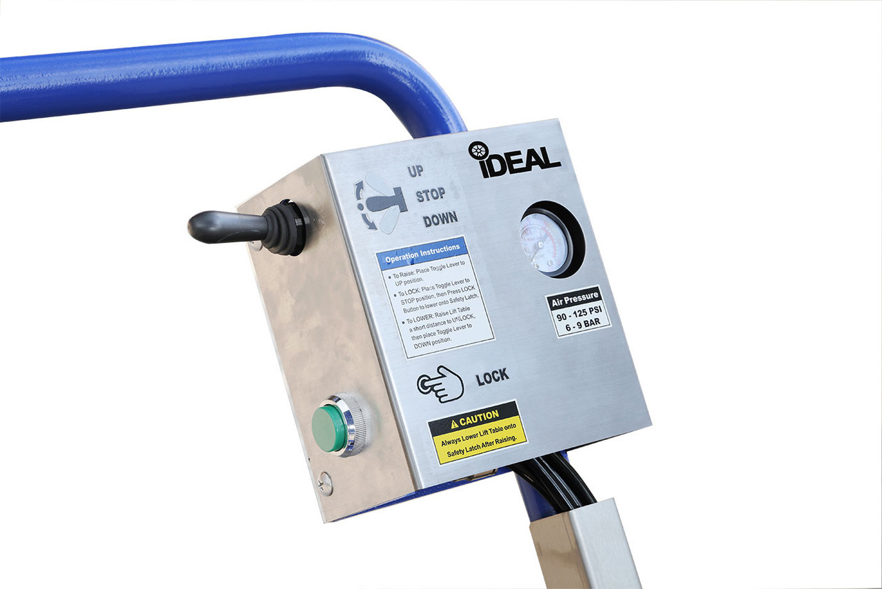 iDeal LT-PT2500AH-X 2,500 lb. Capacity Air-Hydraulic Powertrain Lift Table