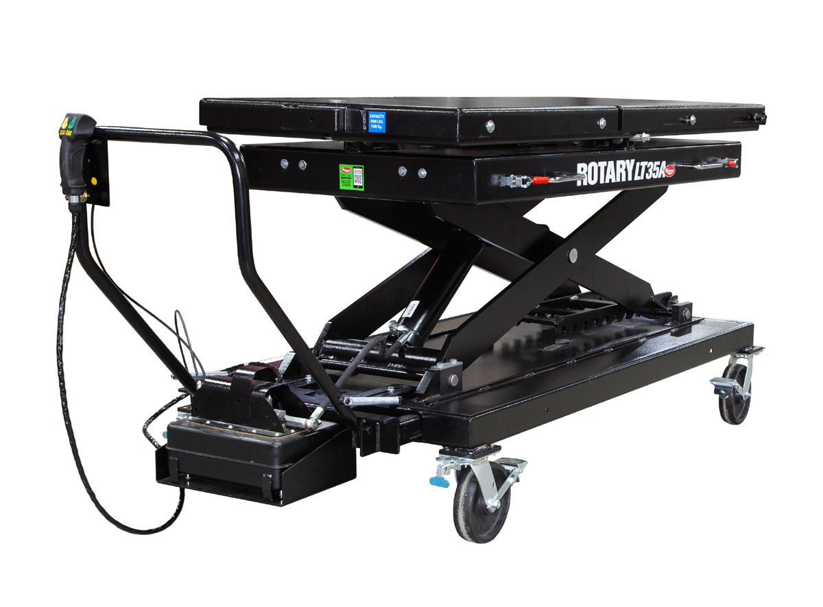 Rotary LT35A 3,500 lb capacity Air-Hydraulic Lifting Table