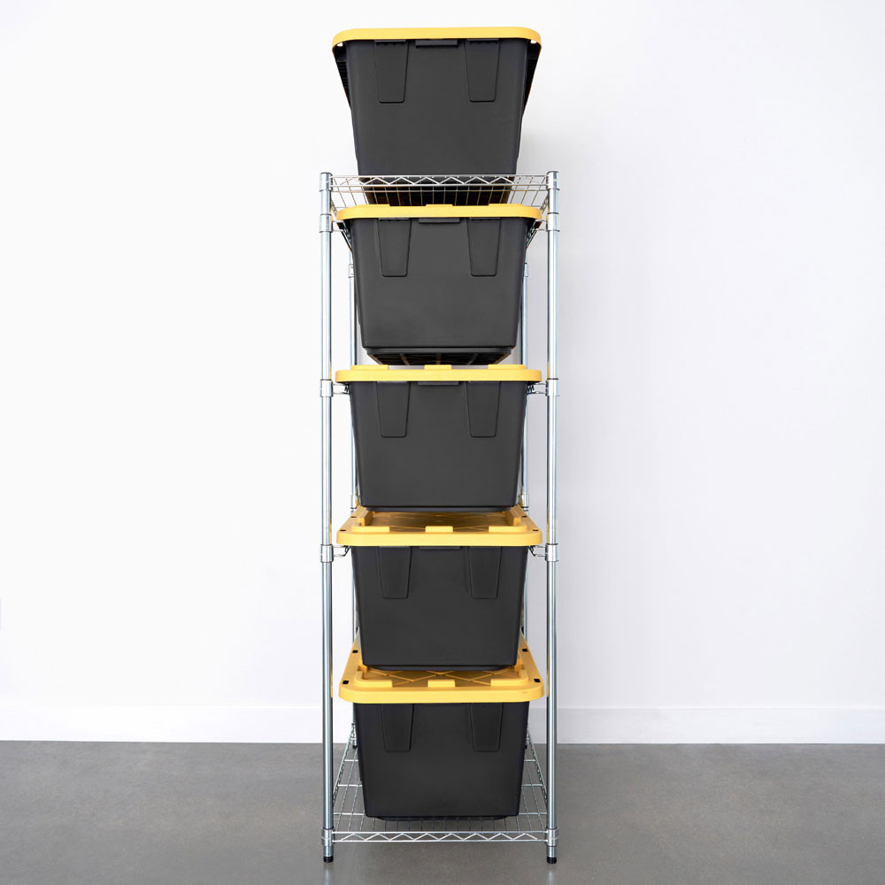 SafeRacks Storage Bin Rack Combo (Bins Included)