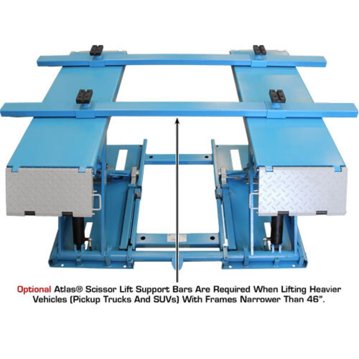 Atlas 7K-Kwik-Bay Portable Mid-Rise 7,000 lb. Capacity Scissor Lift