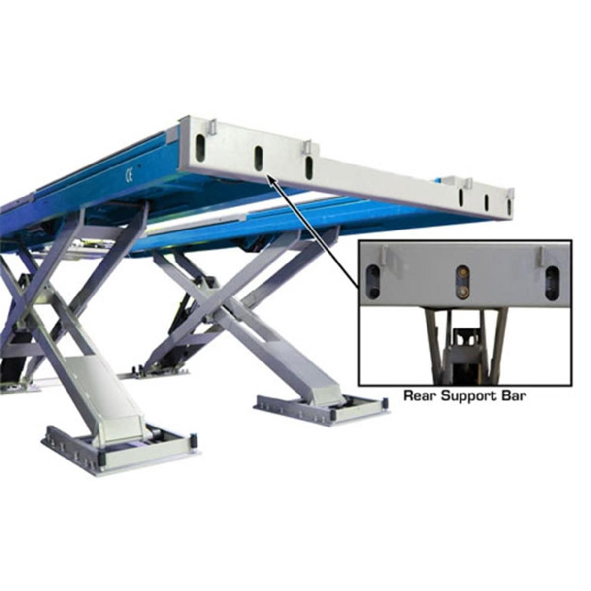 Atlas 12ASL Alignment Scissor Lift and RJ-6 Rolling Jacks Combo