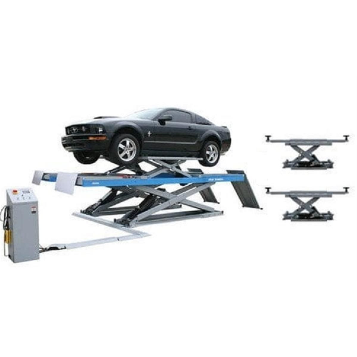 Atlas 12AWFSL Alignment Scissor Lift and RJ-6 Rolling Jacks Combo