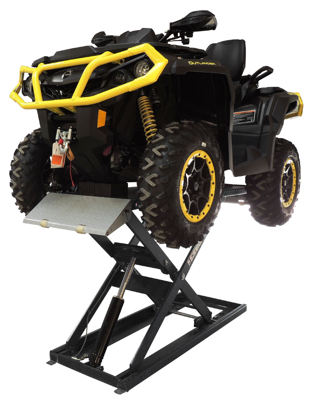 iDEAL U-2200IEH-XR-BLK Elec-Hydra UTV Lift w/Integrated Motor ...