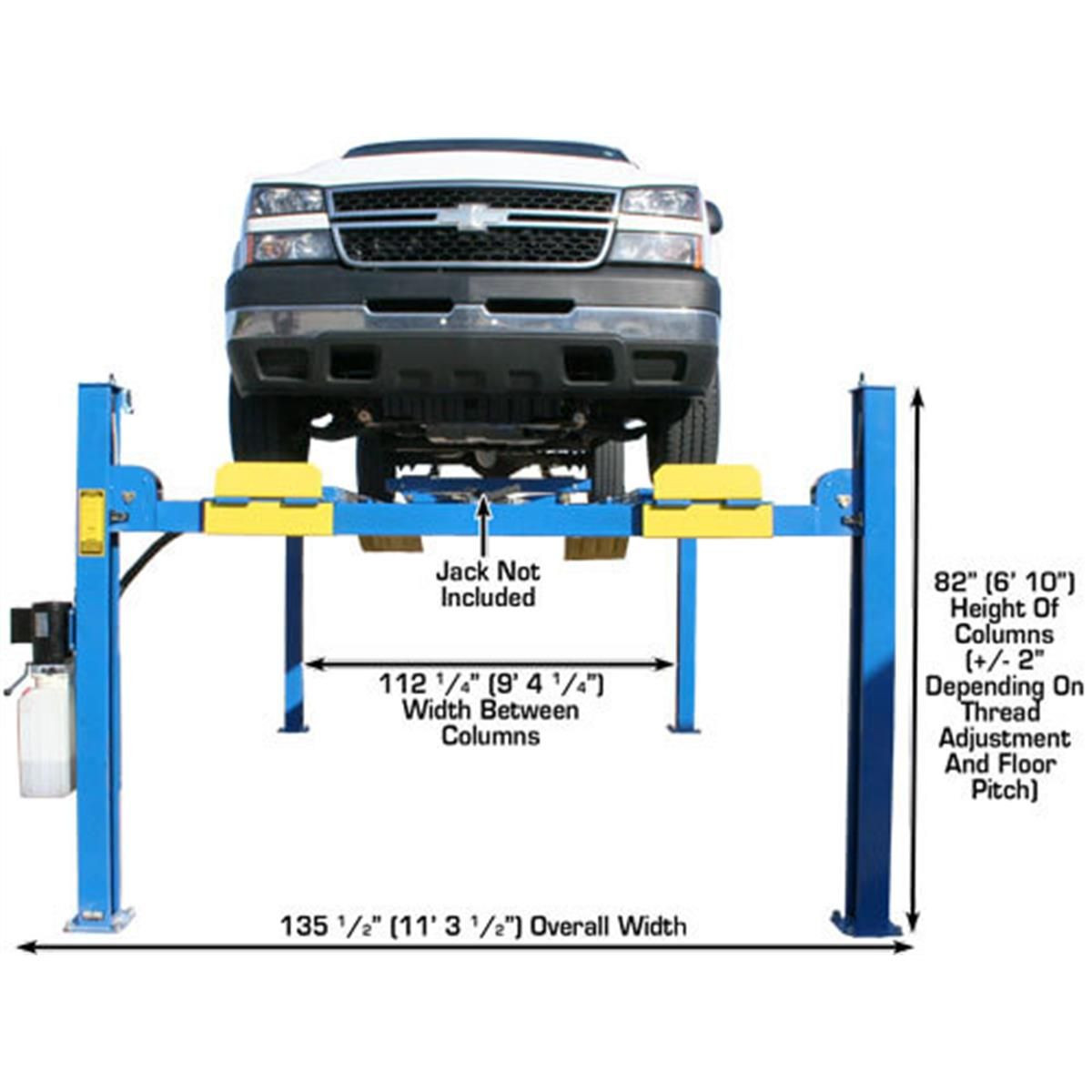 Atlas Equipment 412A Alignment Lift + RJ6 Rolling Jacks Combo