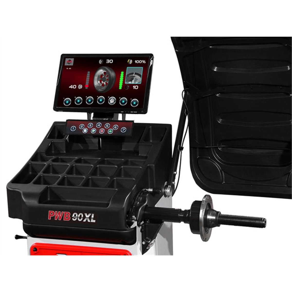Atlas Platinum PWB90XL 3D Video Wheel Balancer with Laser Line