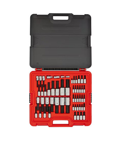 Proto 1/4 in., 3/8 in. 1/2 in. 54 Piece Bit Socket Set