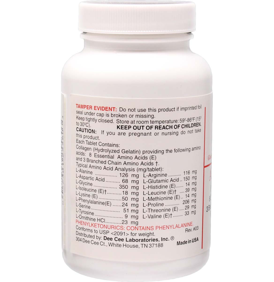 Amino-pro Multi Amino Acid - Dee Cee Labs