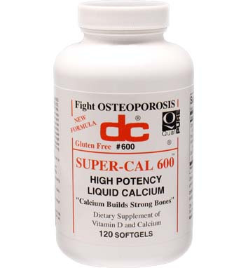 Super-cal-600 High Potency Liquid Calcium Softgels W/vitamin D