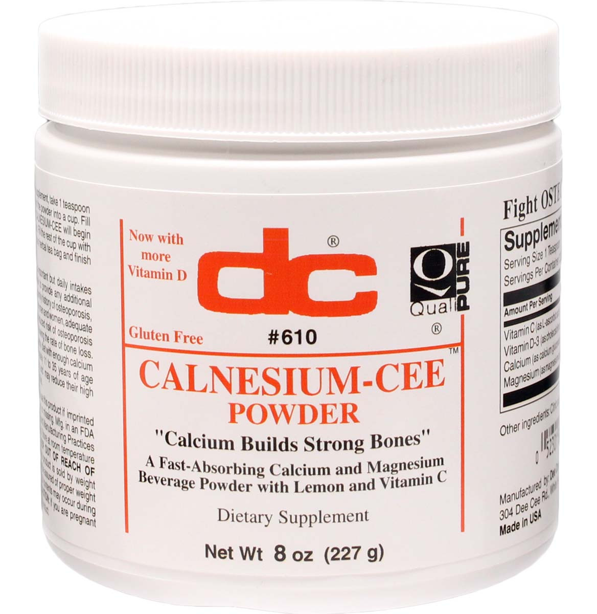 Calnesium-cee Powder Calcium, Magnesium And Vitamin C - Dee Cee Labs
