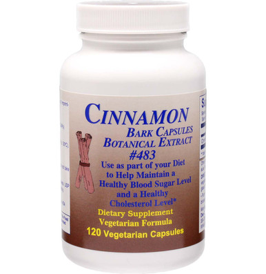 Cinnamon Bark Capsules Botanical Extract 605 Mg - Dee Cee Labs