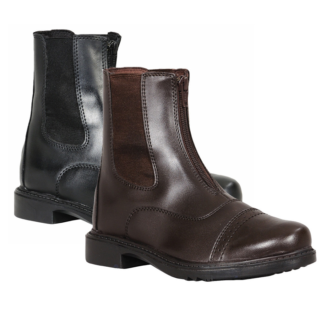 TuffRider Starter Lite Front Zip Paddock Boots