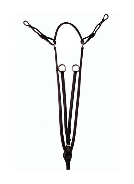 Bobby's Raised & Fancy Stitched Breastplate with Running Attachment