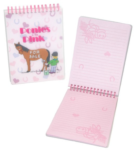 Ponies in the Pink Steno Style Notebook - Just for Ponies