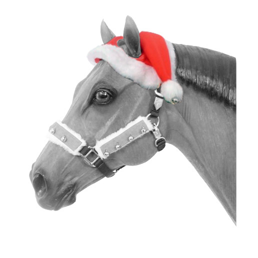 Holiday Horse Wear - Two Ear Santa Hat