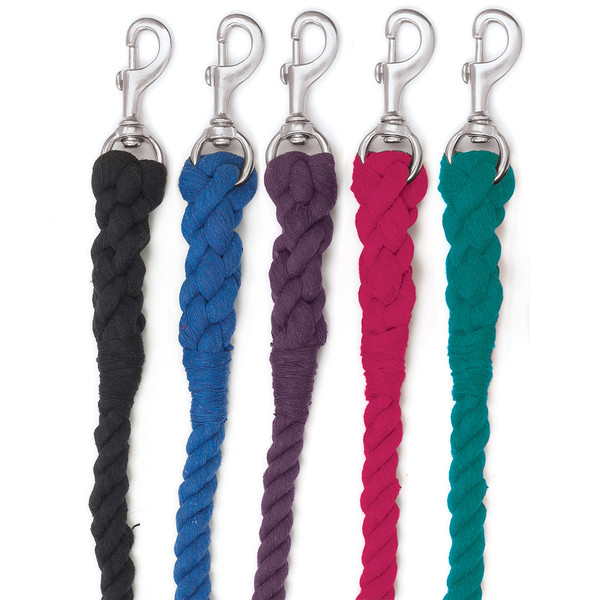Equi-Essentials Cotton Lead Ropes with Chrome Snaps