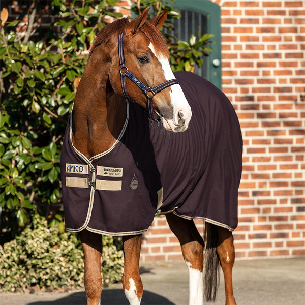 Amigo Stable Sheet, Fig/Navy/Tan