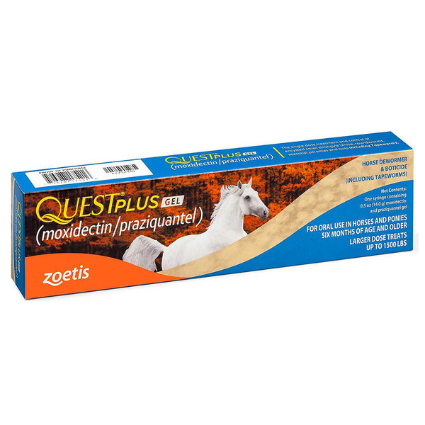 Quest Plus Dewormer Gel, 0.5 oz Tube