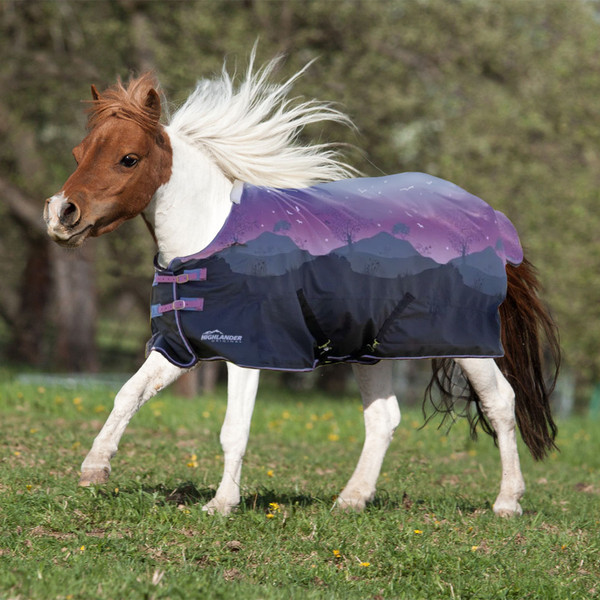 Shires Miniature Highlander Rain Sheet, Spring Morning