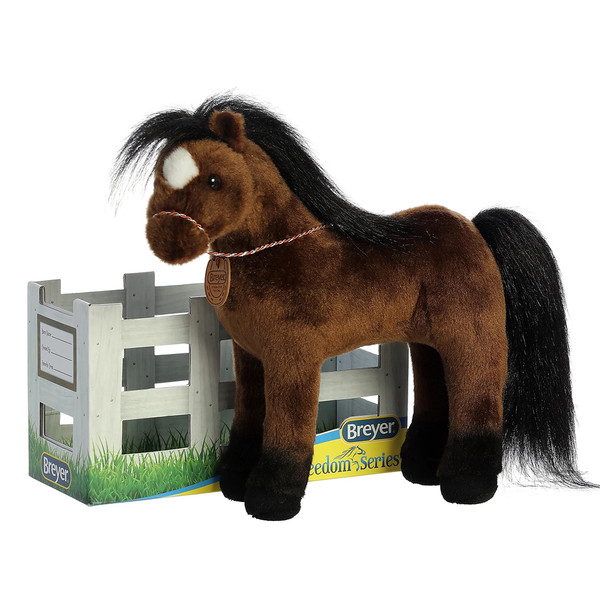 Breyer Showstoppers Plush by Aurora, 13" Bay Thorougbred