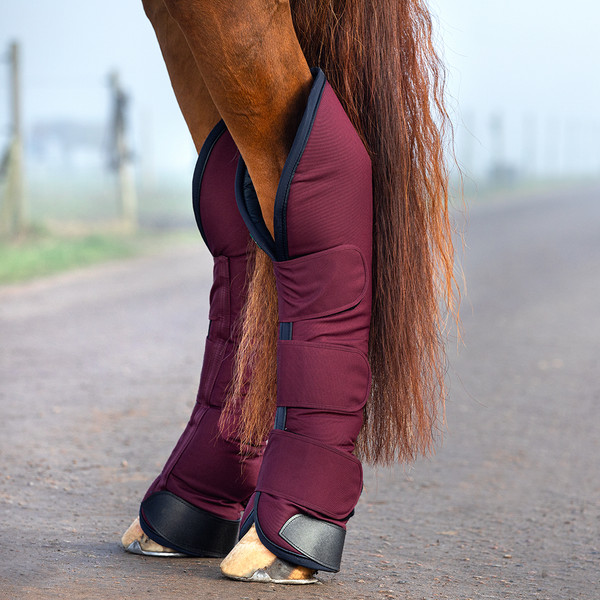 Rambo Shipping Boots, Set of 4, Pony, Burgundy or Navy