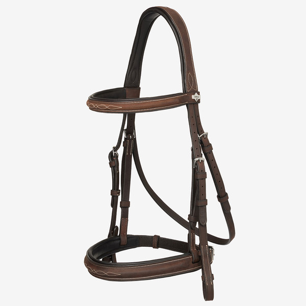 LeMieux Padded, Fancy Stitched Hunter Bridle & Reins, Pony & Cob