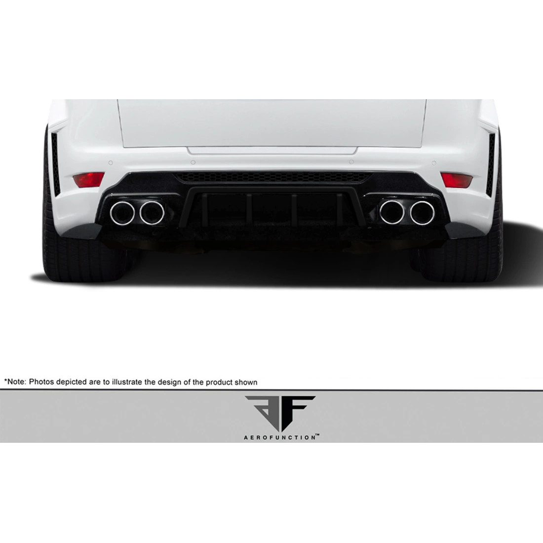 2014-2022 Land Rover Range Rover Sport AF-1 Rear Diffuser ( GFK ) - 1 Piece